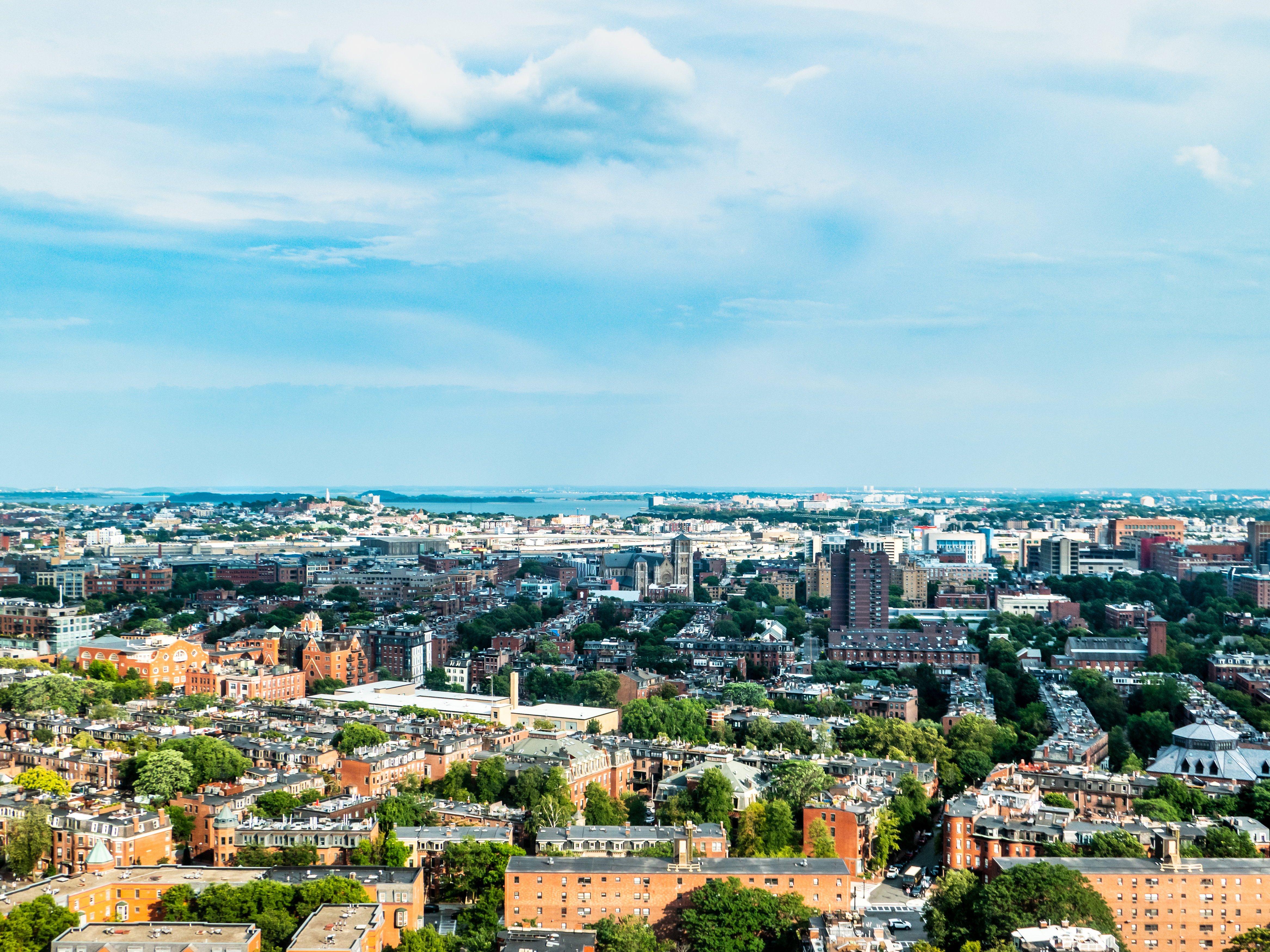 Aerial View of Buildings over Boston - Free Stock Photo | FOCA Stock