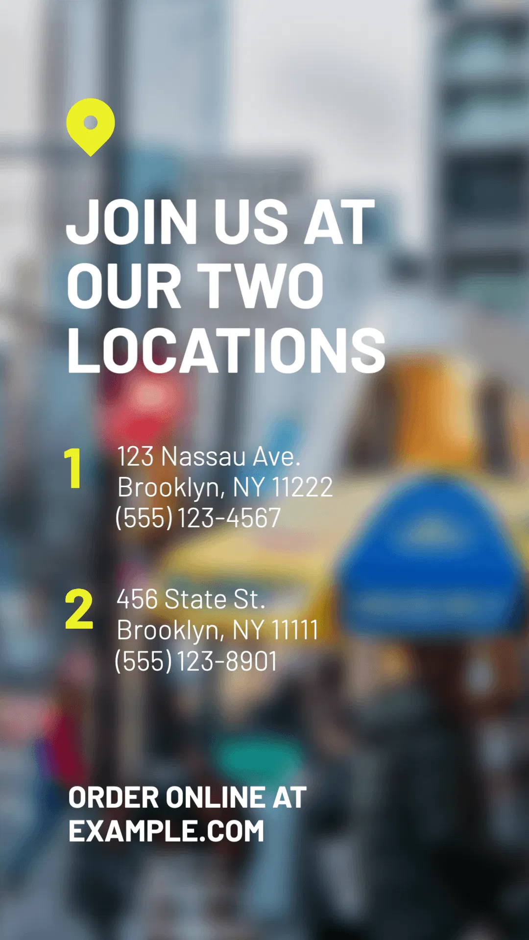 Our Locations - Free Template | FOCA Stock